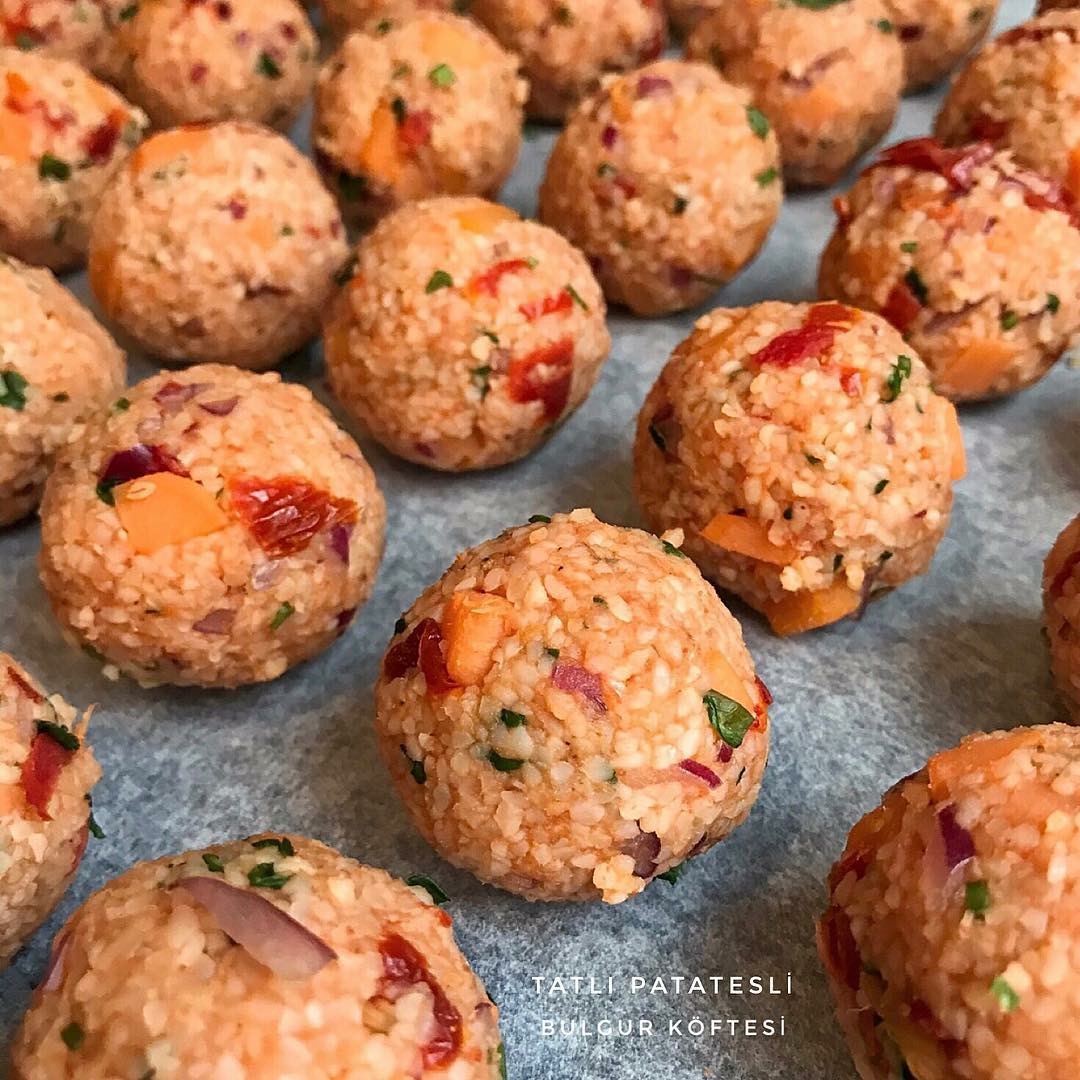 Tatlı Patatesli Bulgur Köftesi Tarifi